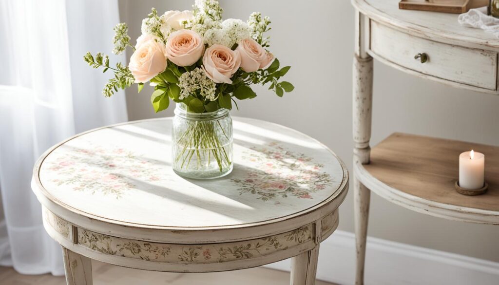 Elegant Shabby Chic Side Tables for Your Home – AI-Driven Minimalist Design